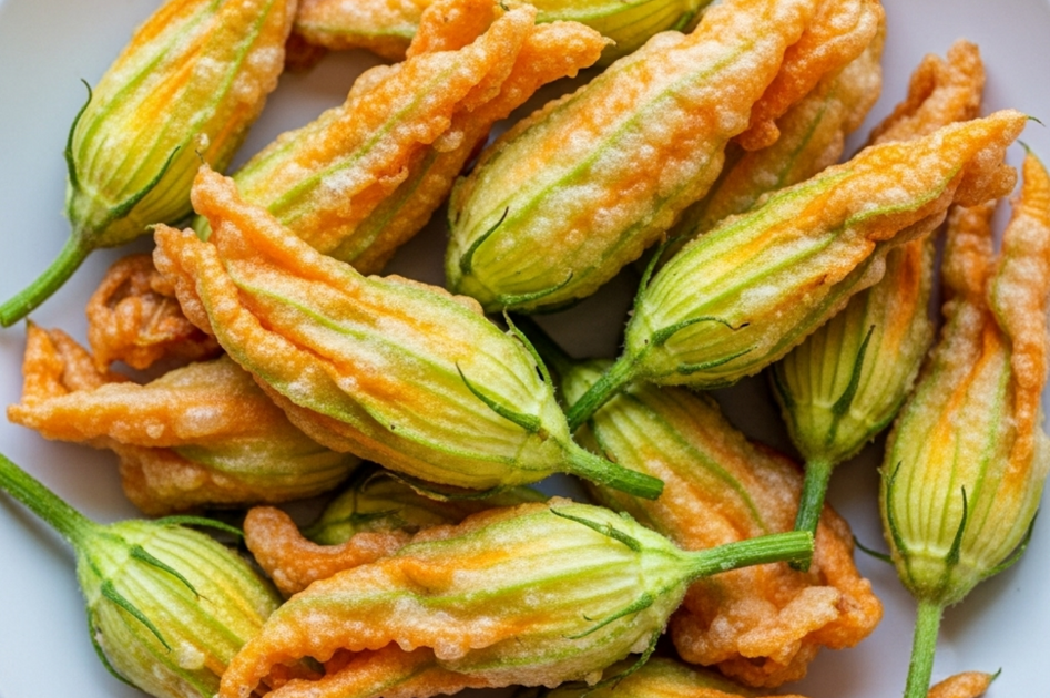 Fried Zucchini Blossoms Recipe | Easy Cleanup with – FryAway