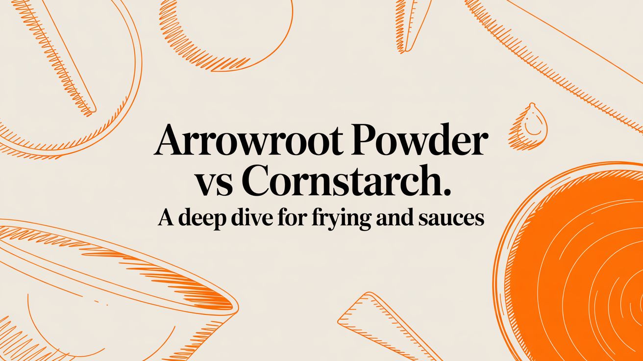 Arrowroot Powder vs Cornstarch: A Deep Dive for Frying and Sauces – FryAway