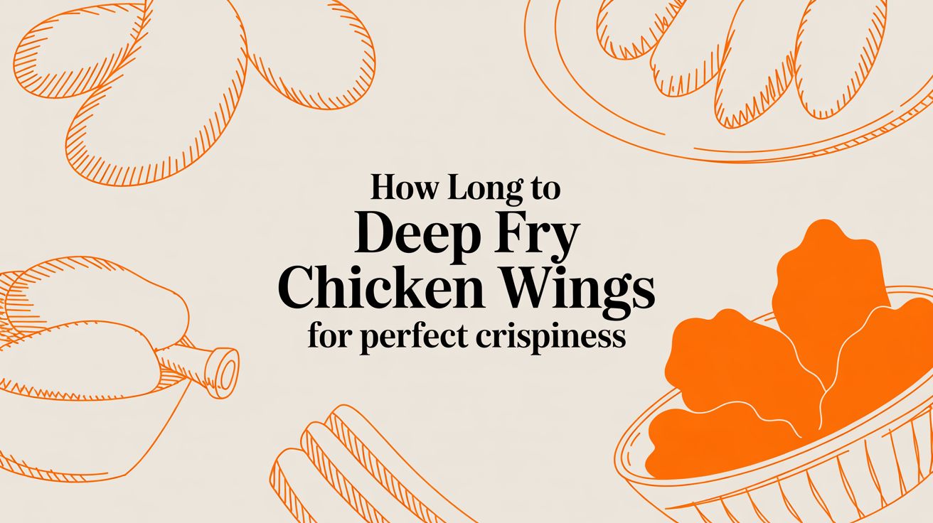 How Long to Deep Fry Chicken Wings for Perfect Crispiness – FryAway