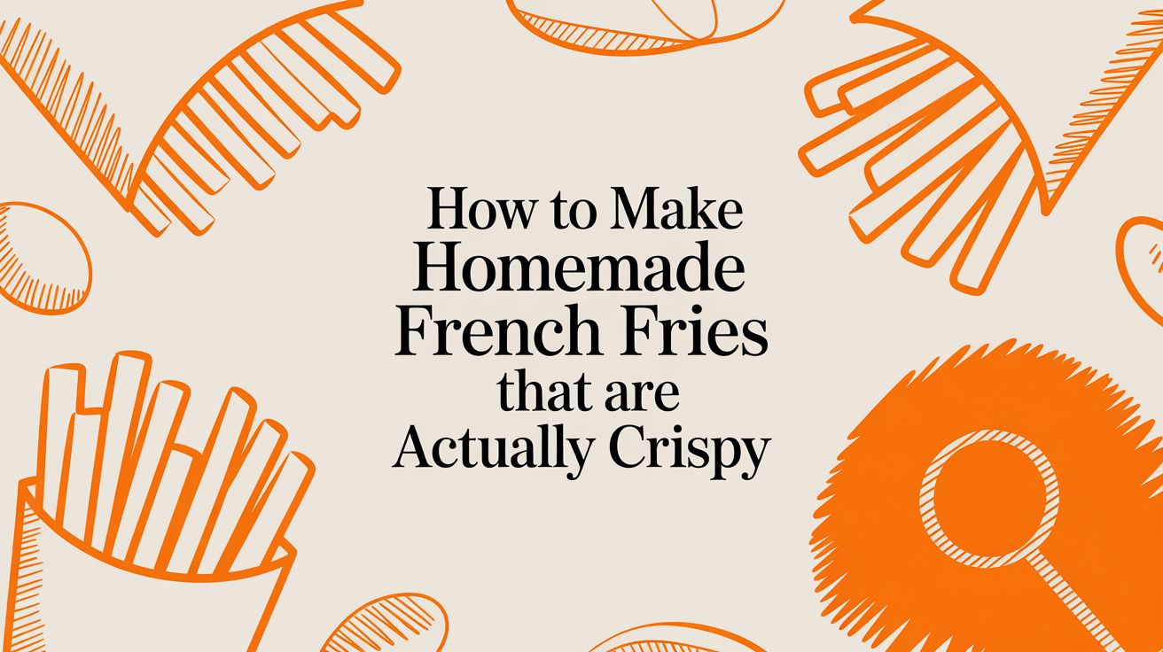 How to Make Homemade French Fries That Are Actually Crispy – FryAway