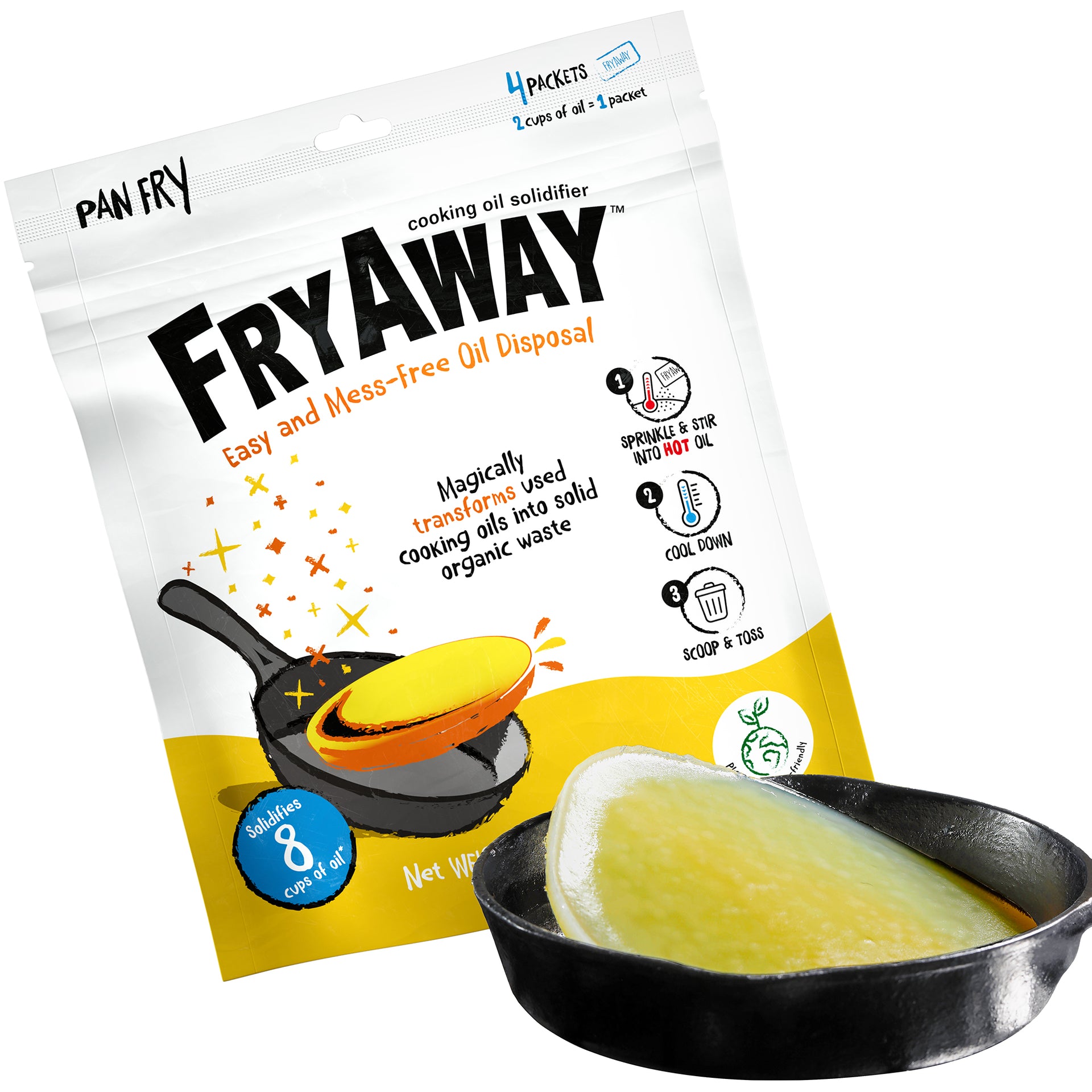 FryAway Shark Tank: Waste Cooking Oil Solidifier