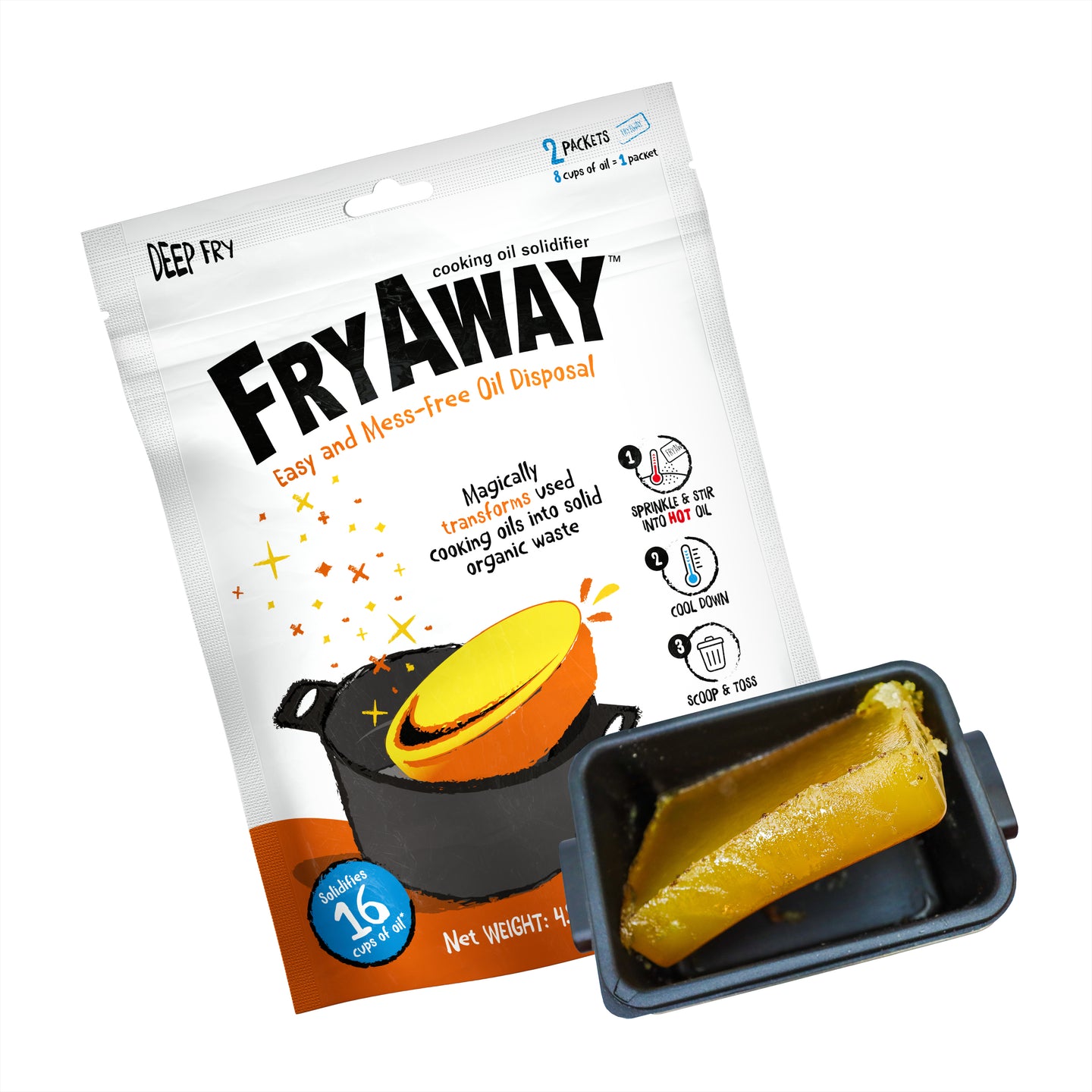 FryAway Shark Tank: Waste Cooking Oil Solidifier