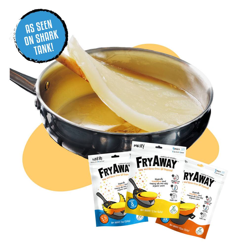 FryAway Shark Tank: Waste Cooking Oil Solidifier